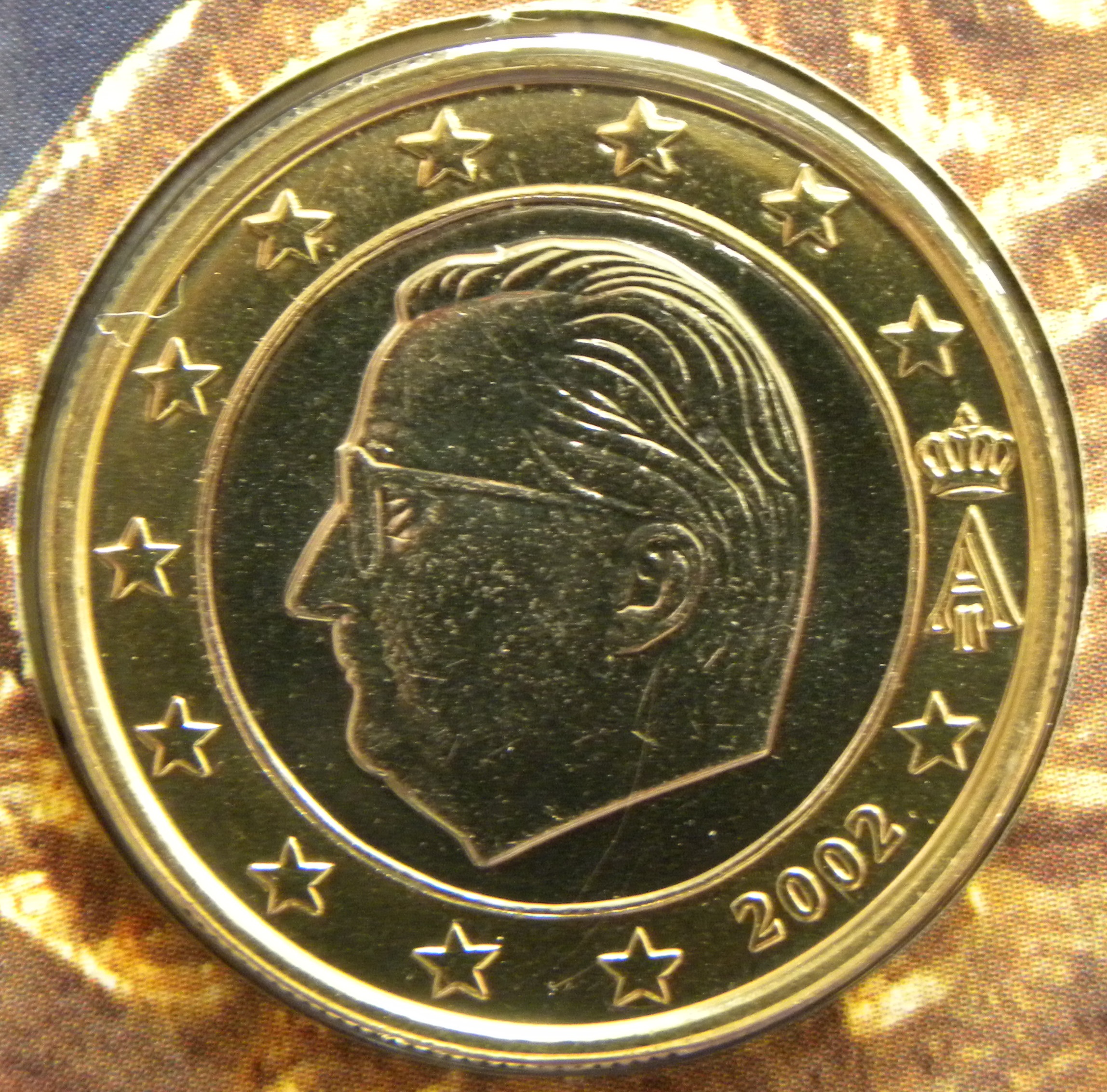 Euro coins from 2002